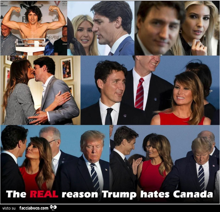 Beh insomma, di sicuro meglio un trombata con Trudeau che con il ...