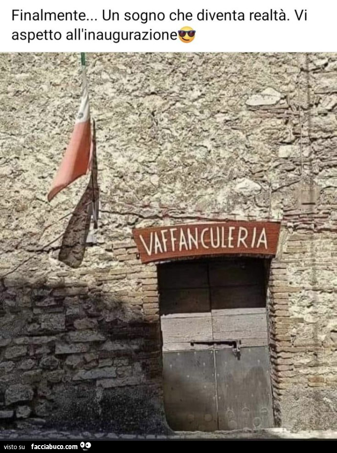 Tutti i meme sul Vaffanculo - Facciabuco.com